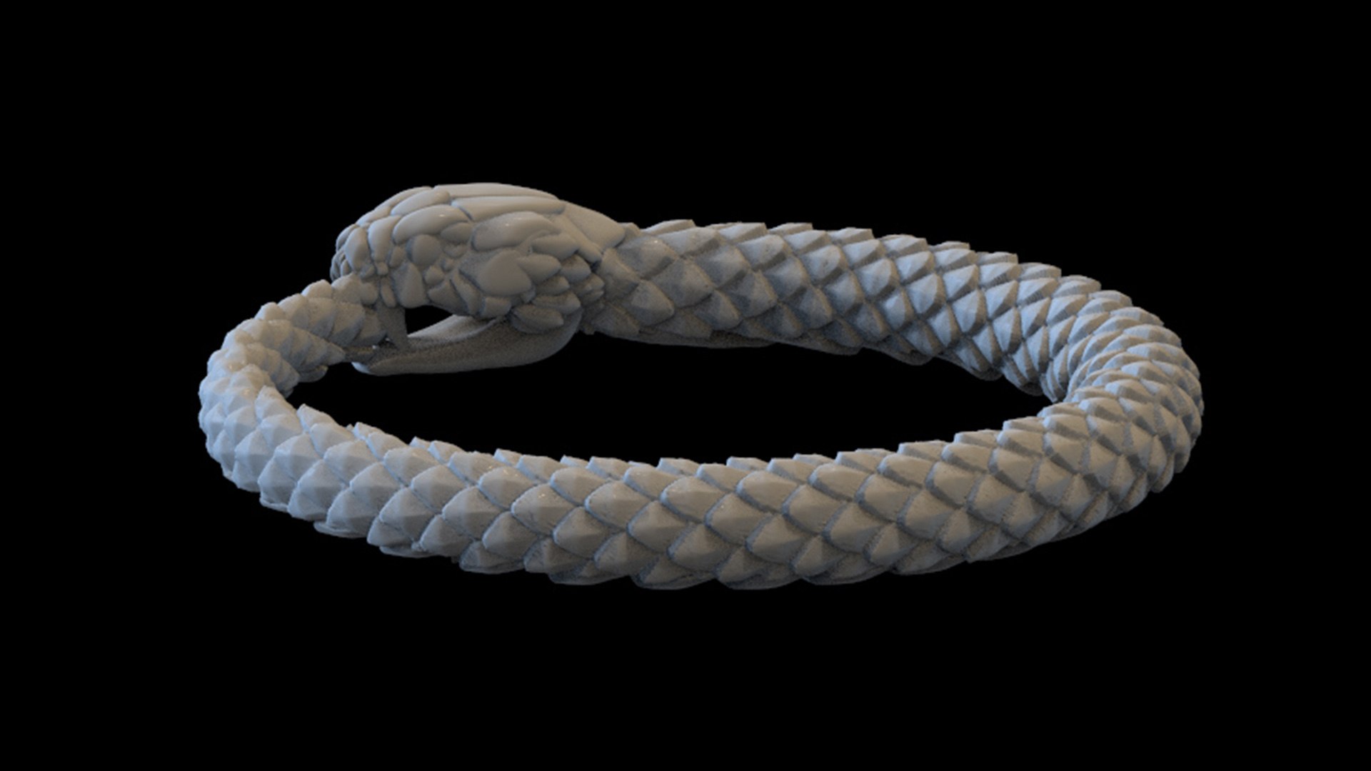 3D Snake Ouroboros - TurboSquid 1901381