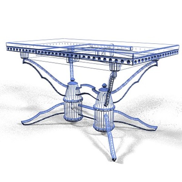 3d model sliding tabl