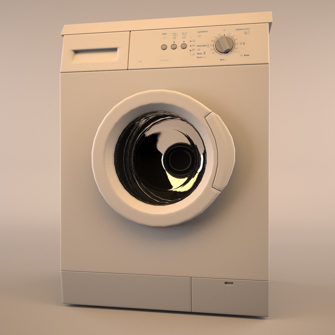 3d washing machine model