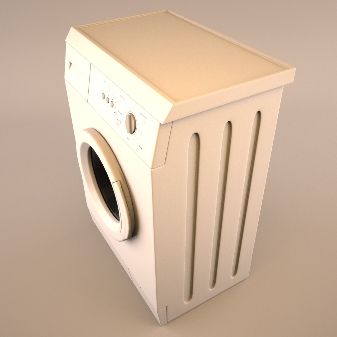 3d washing machine model