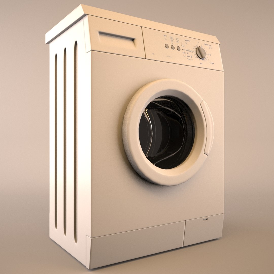 3d washing machine model