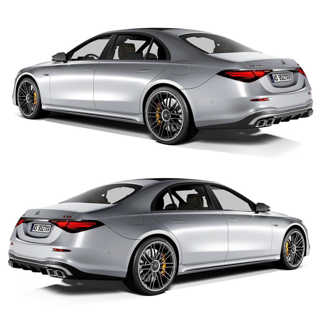 Mercedes Benz S63 E AMG Performance 3D model - TurboSquid 2168306