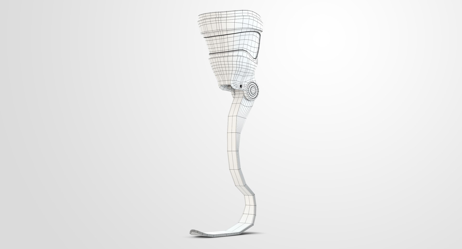3d Model Sports Prosthetic Leg