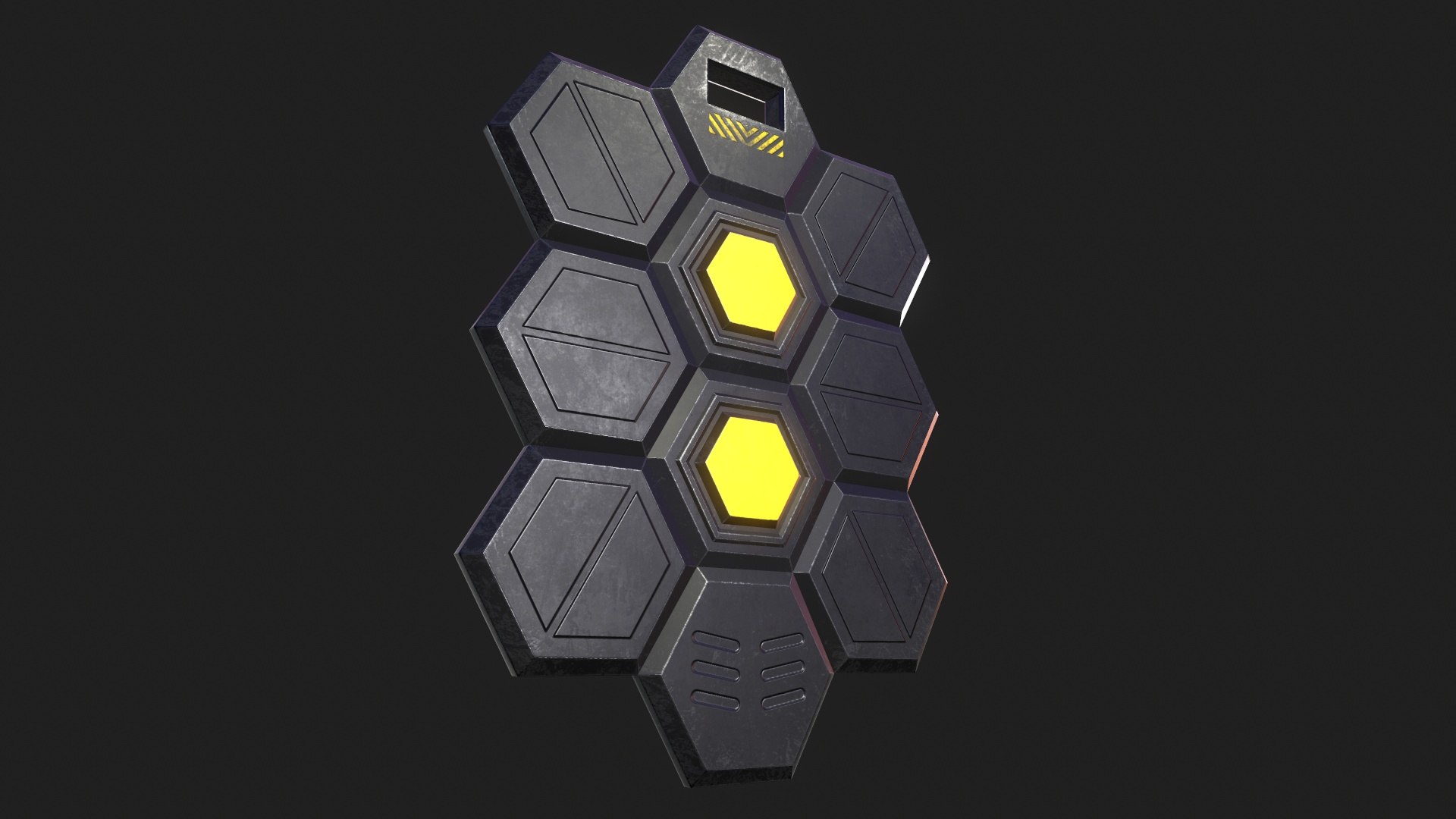3D Sci-Fi Shield 4 Model - TurboSquid 1726596