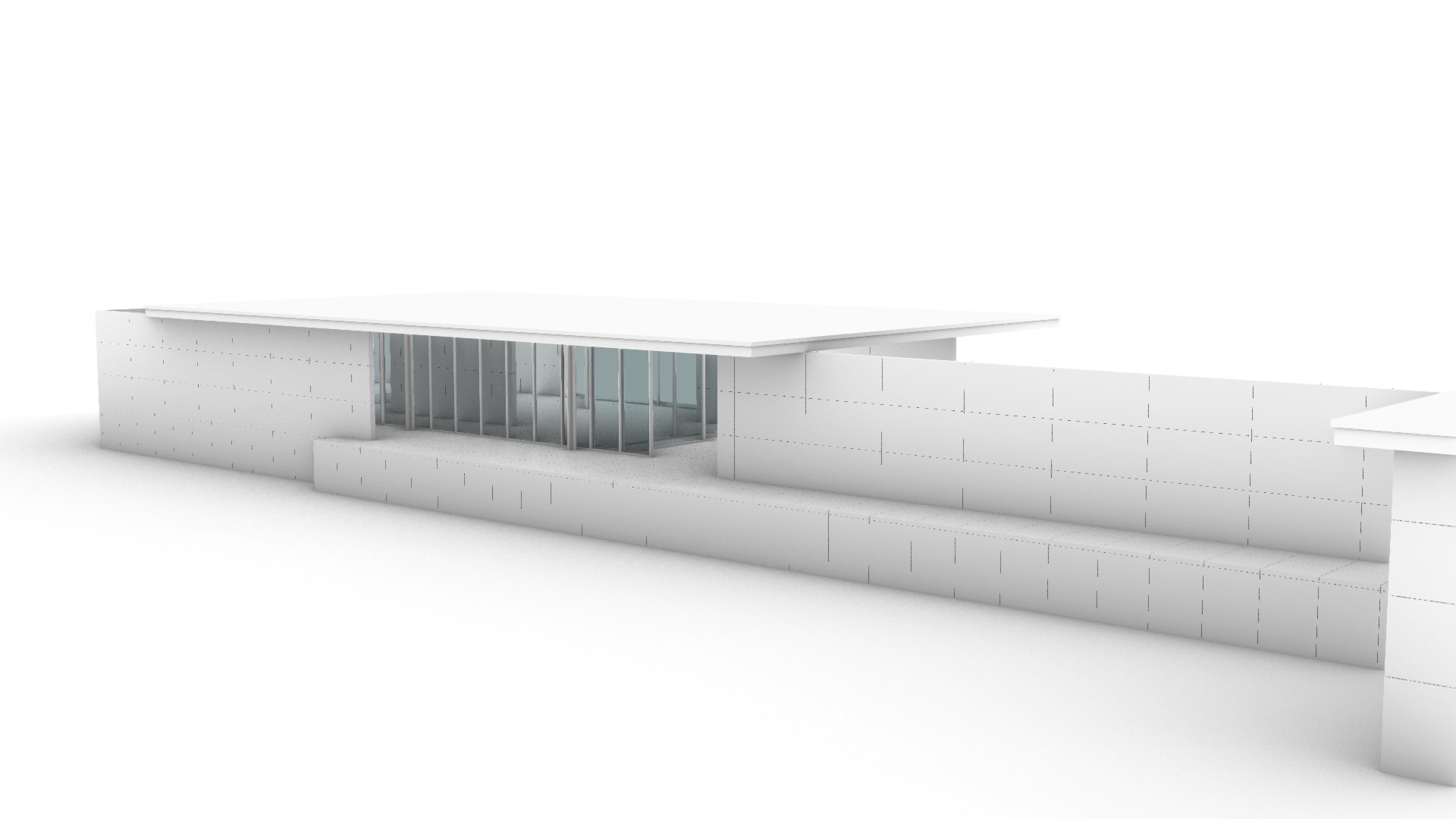 3D BARCELONA PAVILION Model - TurboSquid 2114360