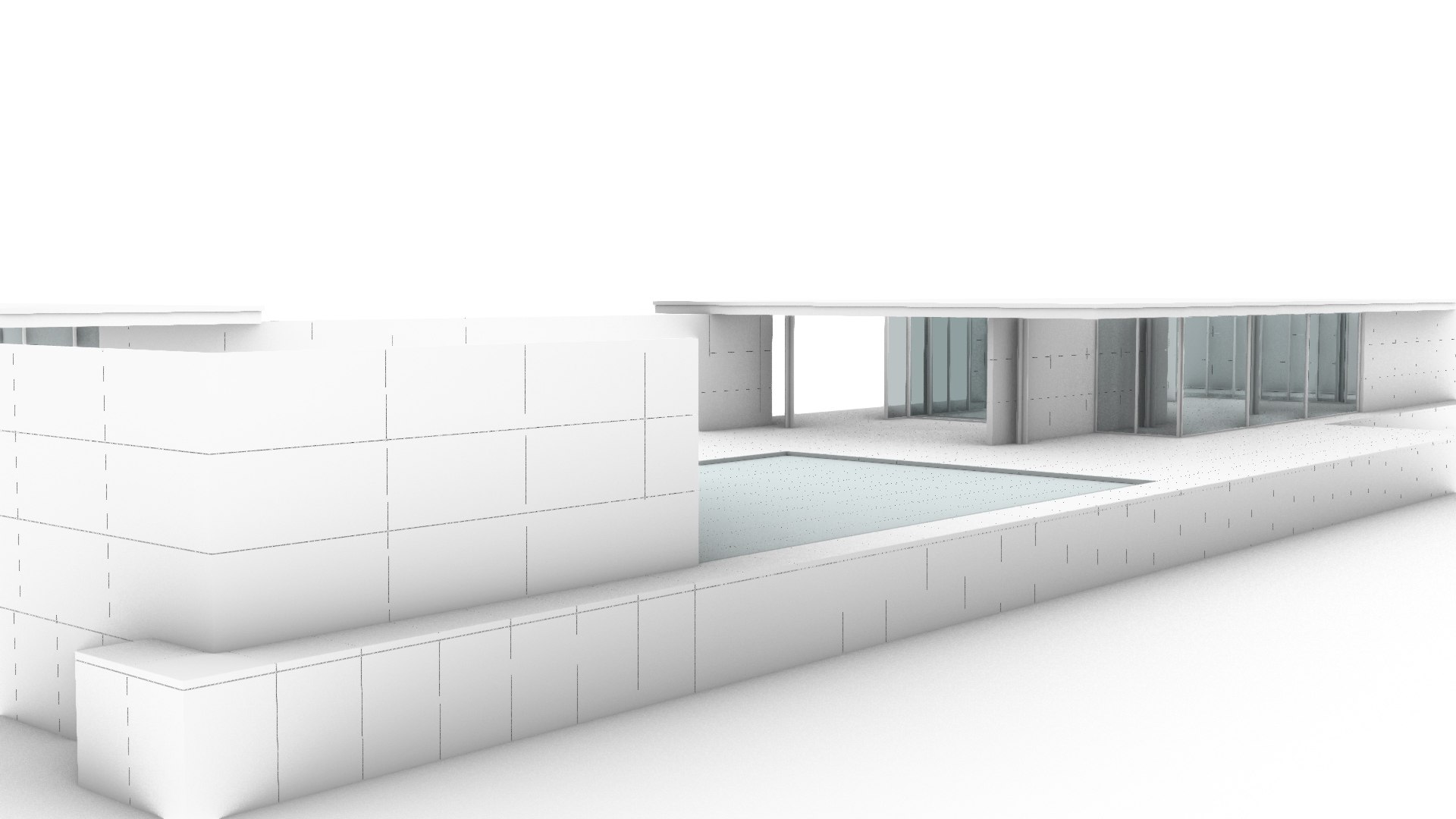 3D BARCELONA PAVILION Model - TurboSquid 2114360