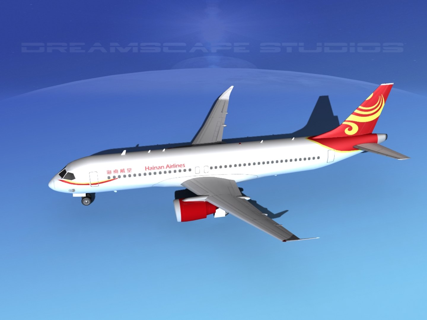 3d Comac Airliners Model