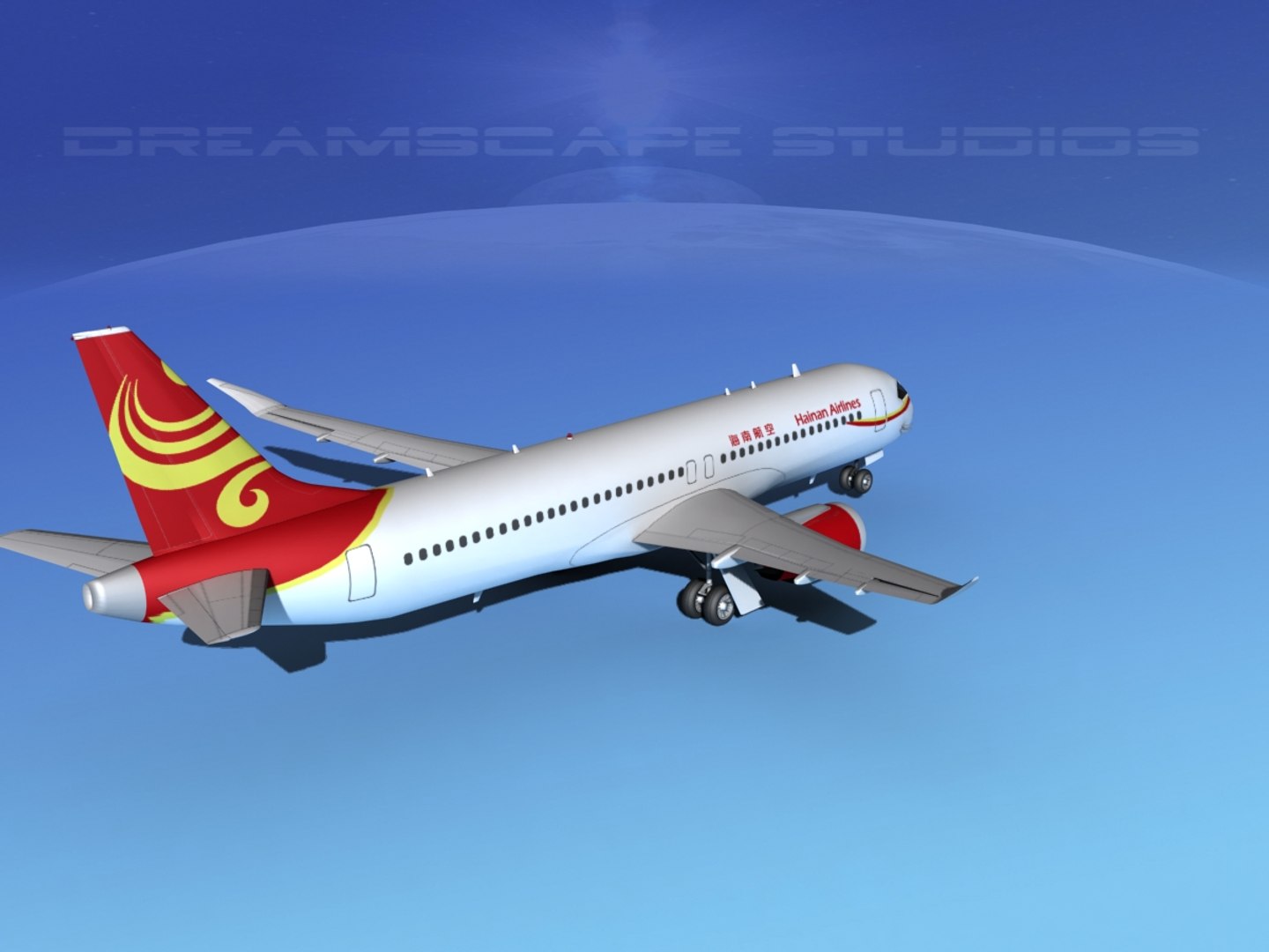 3d Comac Airliners Model
