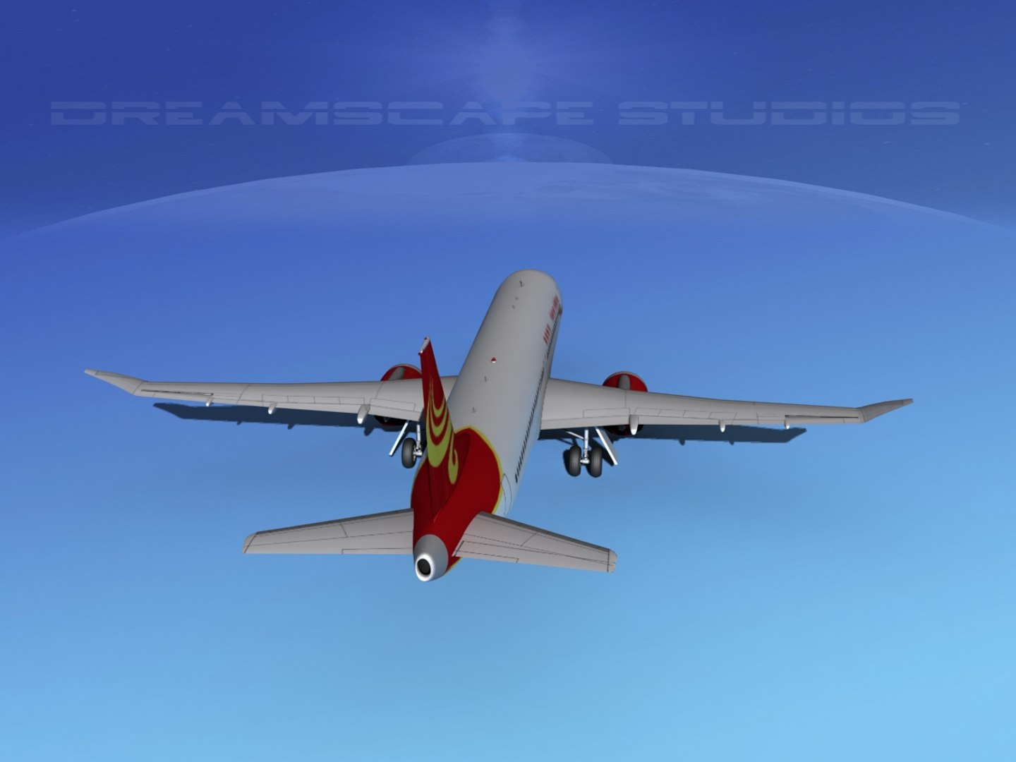 3d Comac Airliners Model