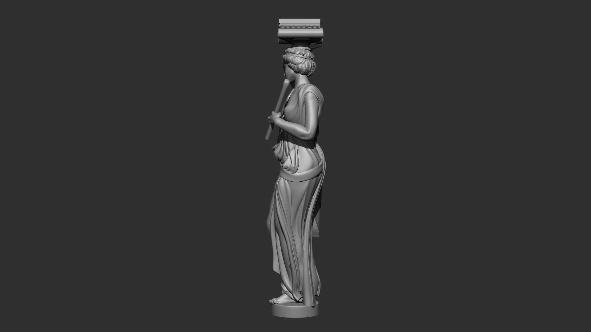 3D Model Woman Statue - TurboSquid 2214546