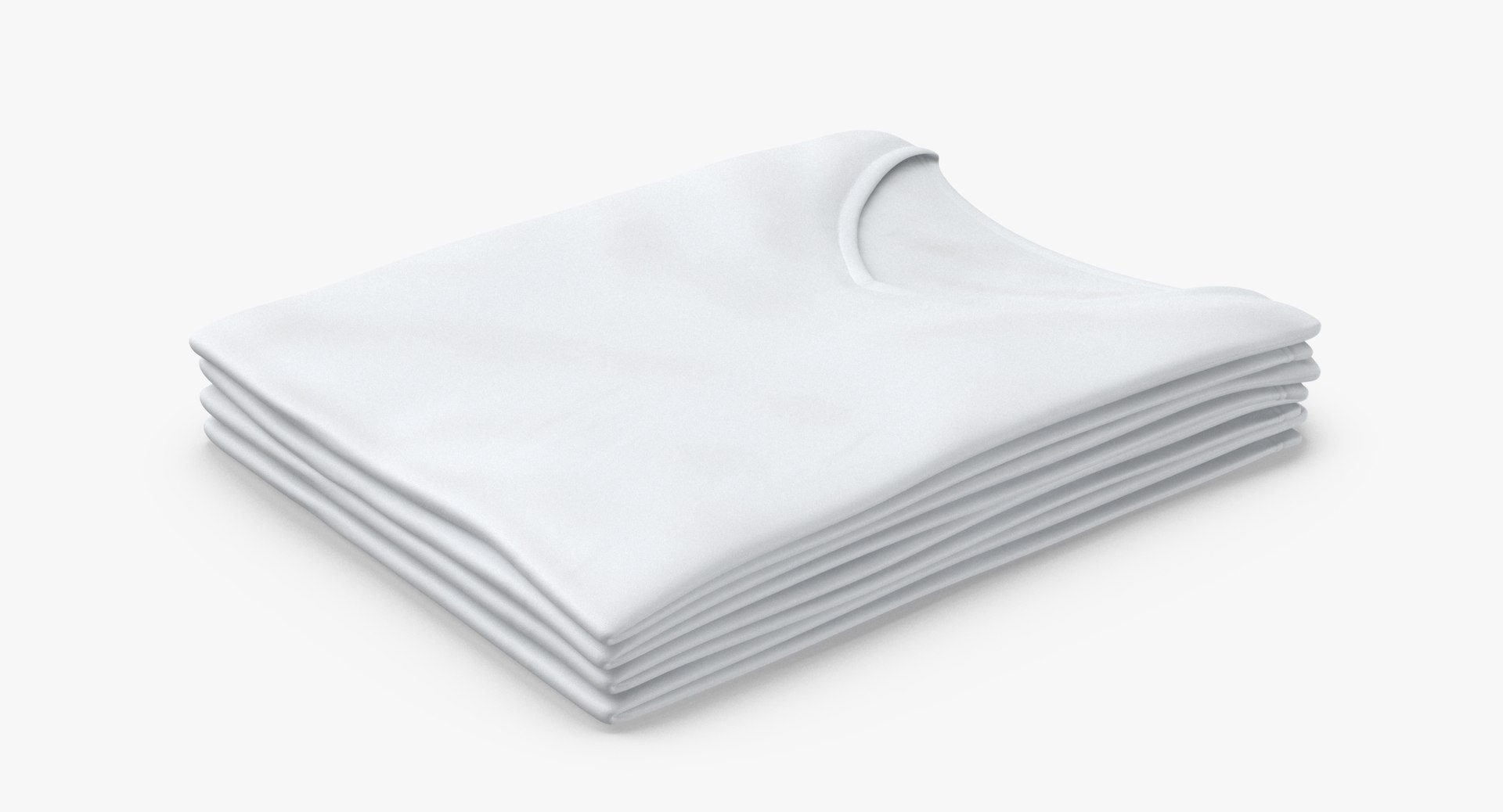 Female Neck Folded Stacked 3D Model - TurboSquid 1194646