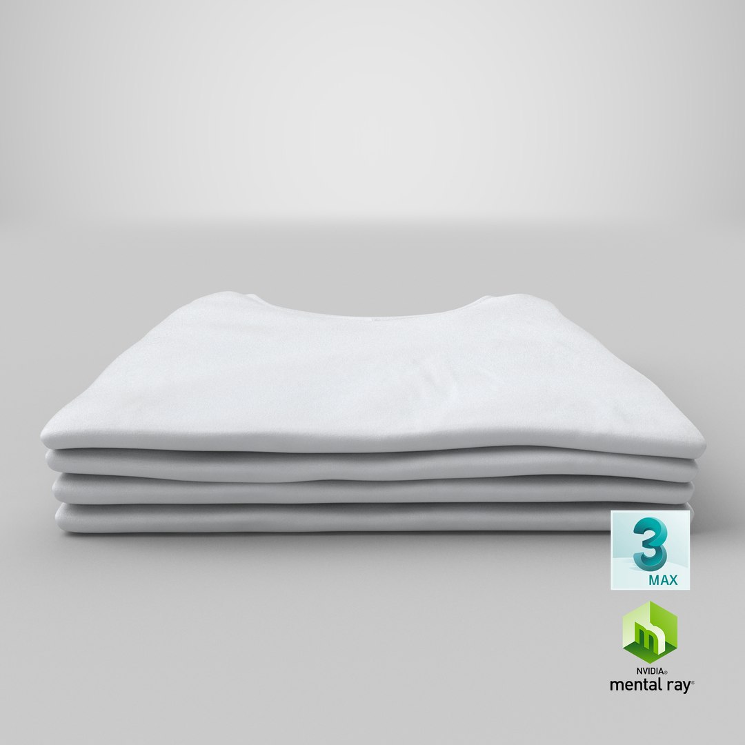 Female neck folded stacked 3D model - TurboSquid 1194646