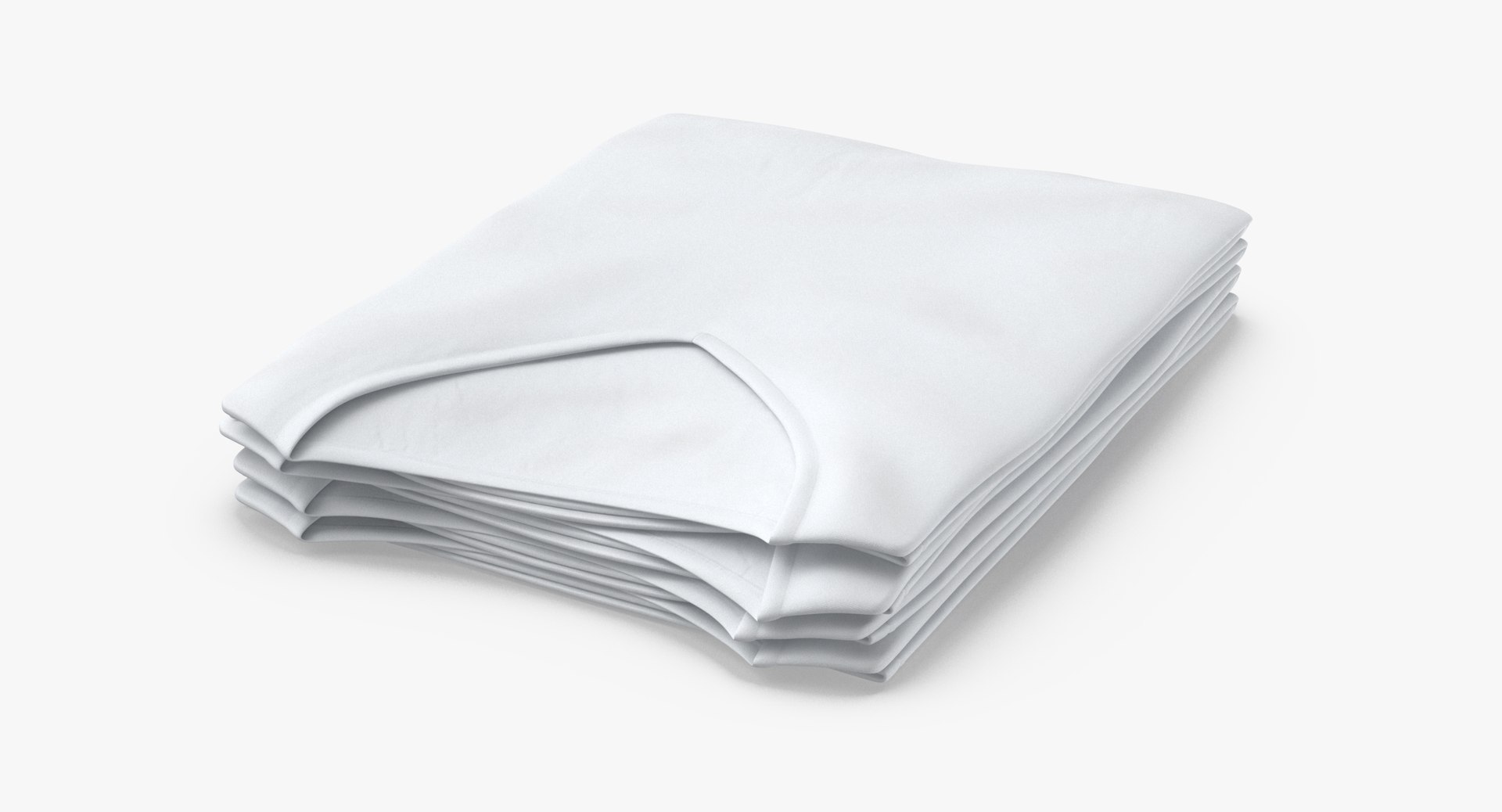 Female Neck Folded Stacked 3D Model - TurboSquid 1194646