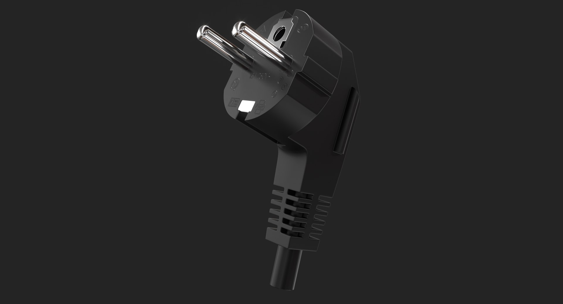 Realistic power plug cee 3D model - TurboSquid 1304764