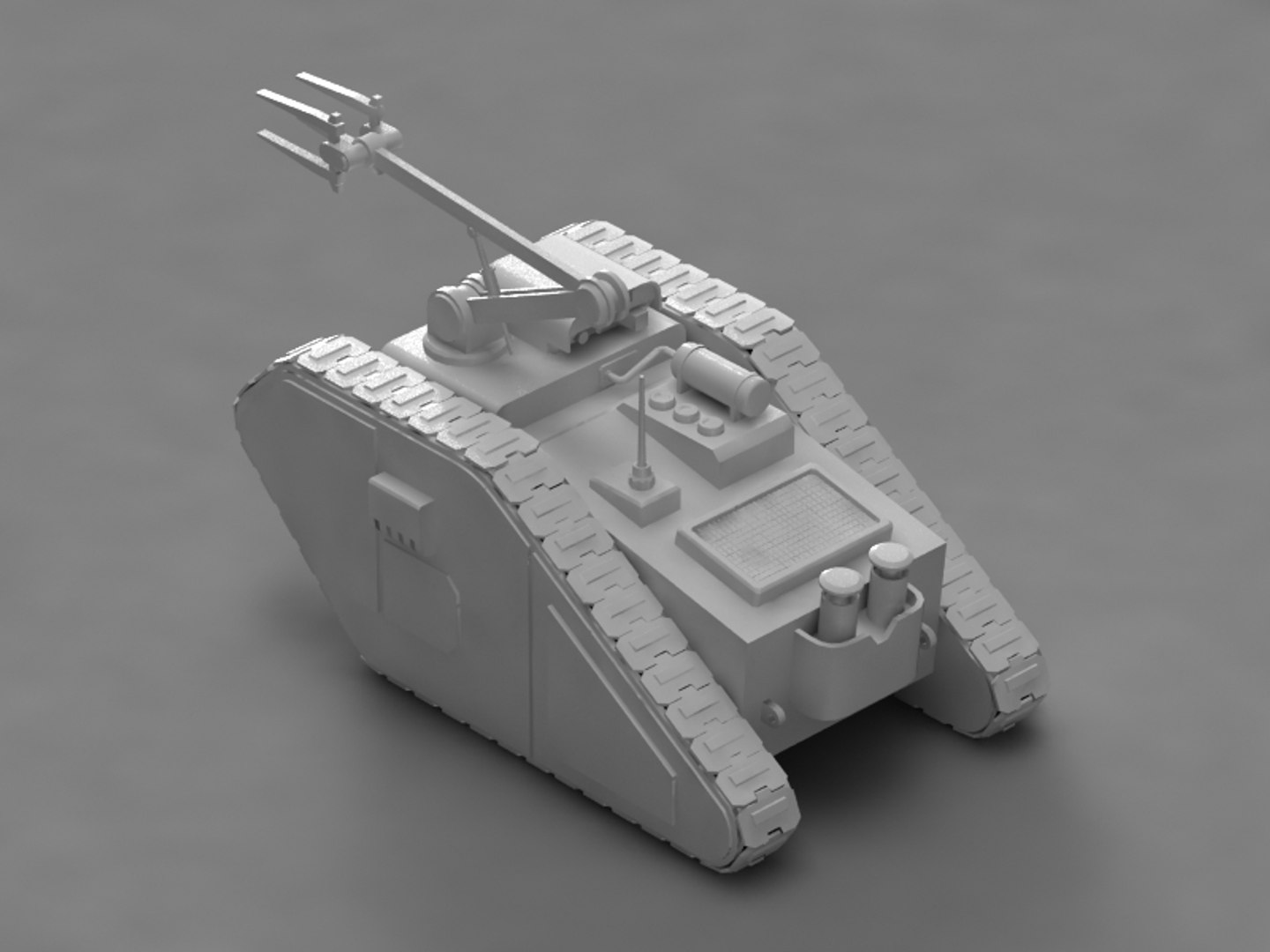 3d model goliath demolition vehicle