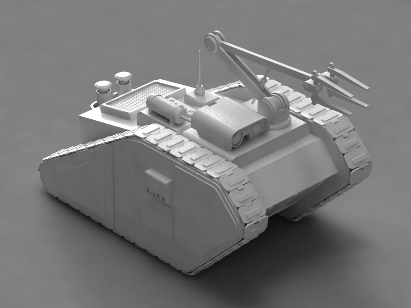 3d model goliath demolition vehicle