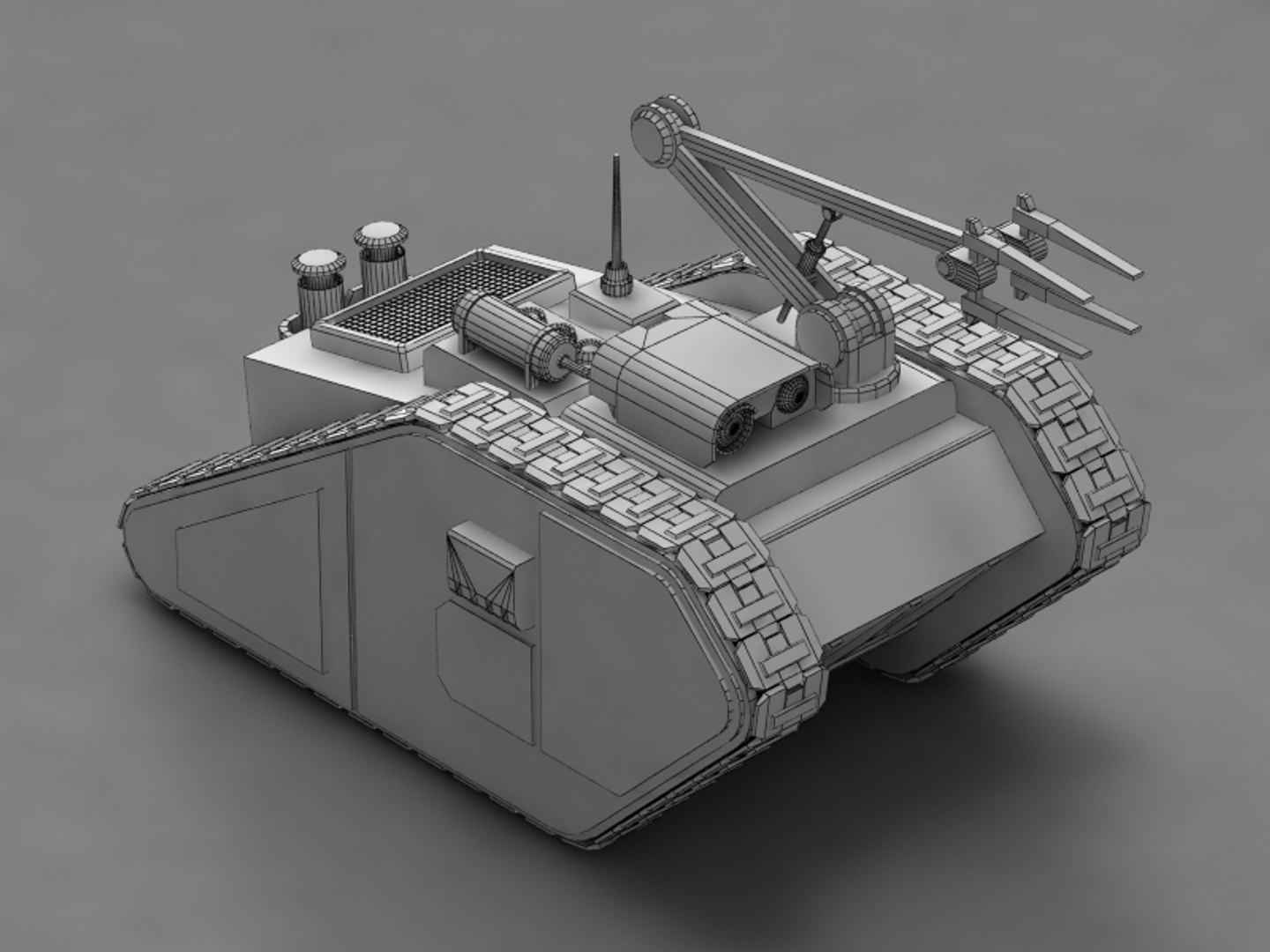 3d model goliath demolition vehicle