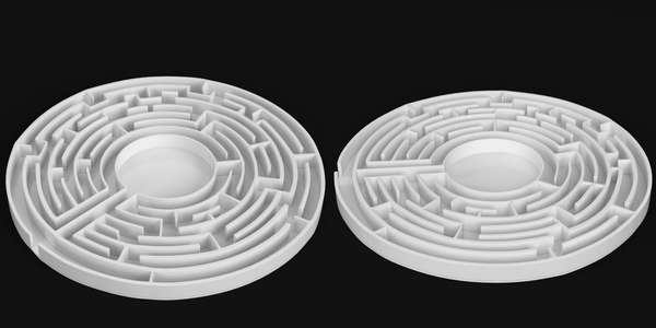 Circular labyrinth ar 3D model - TurboSquid 1300949