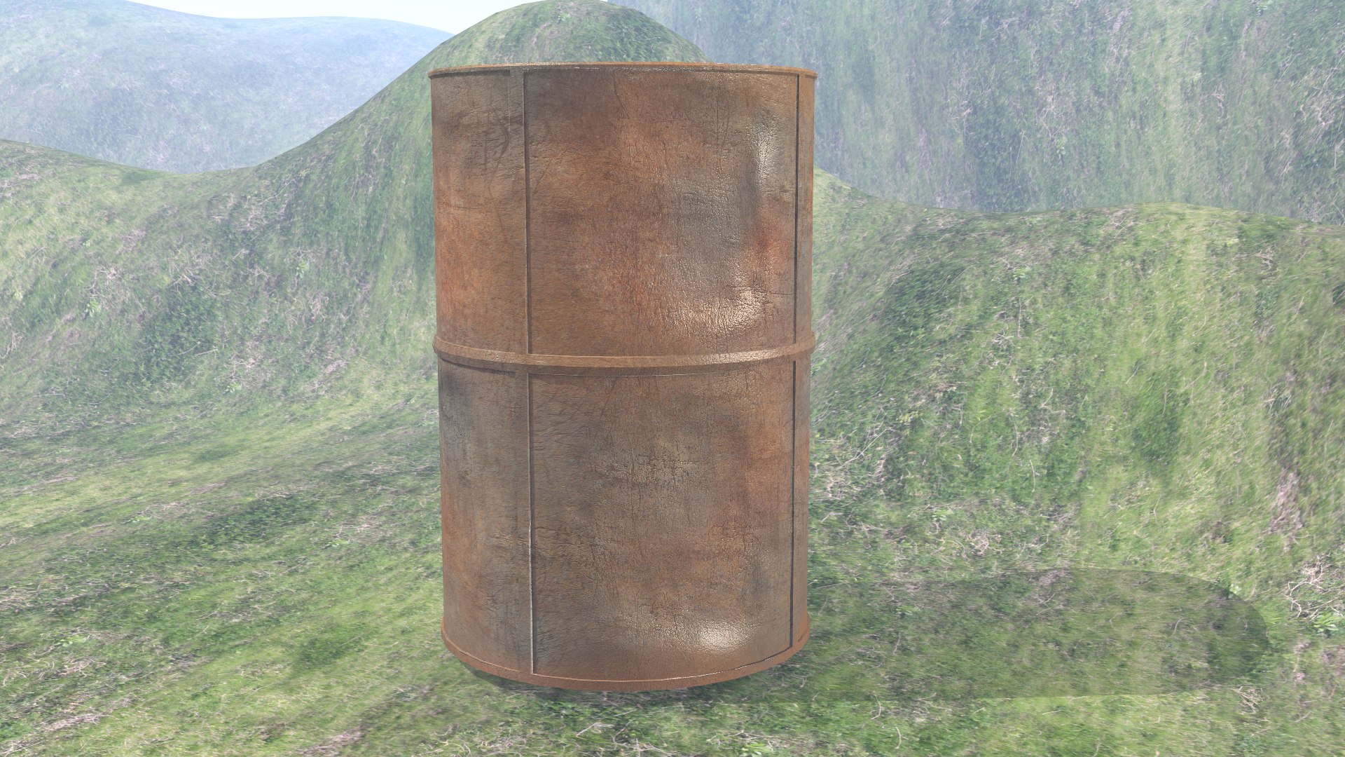 3D Rusty Barrel Model - TurboSquid 1194363