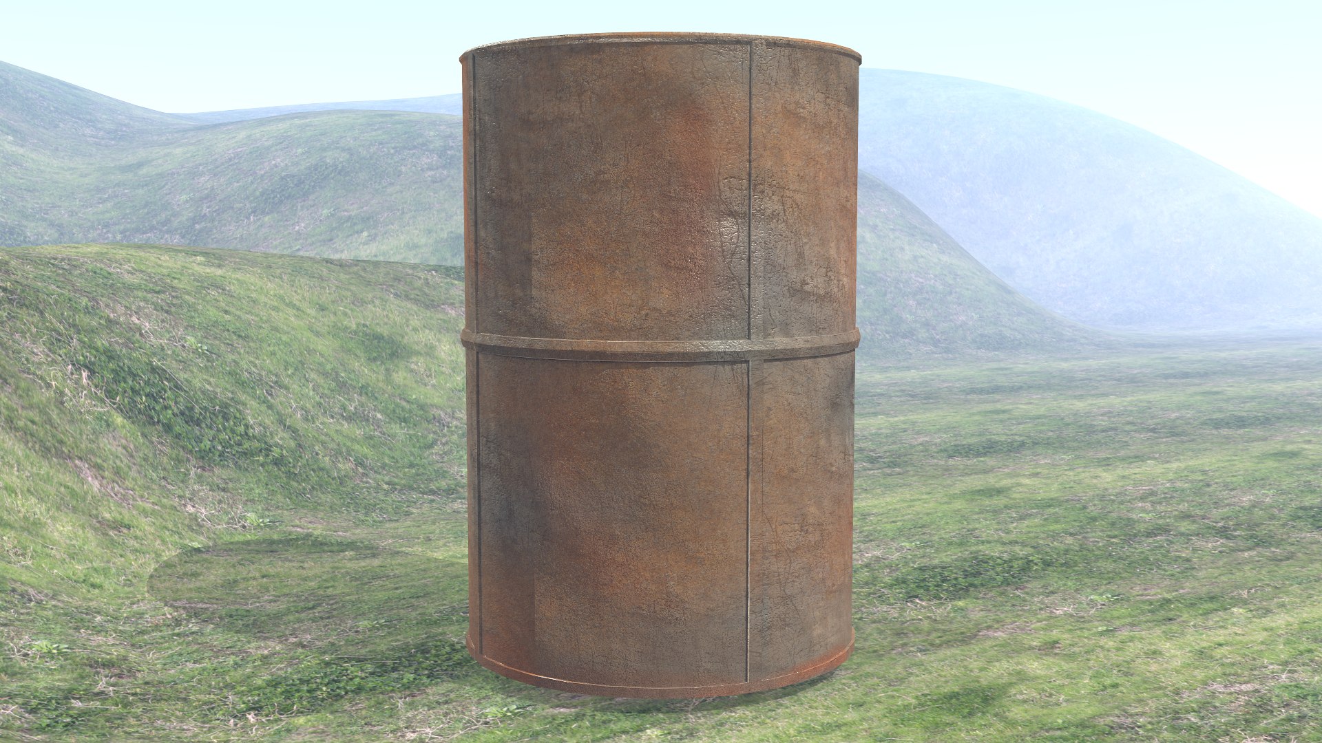 3D Rusty Barrel Model - TurboSquid 1194363