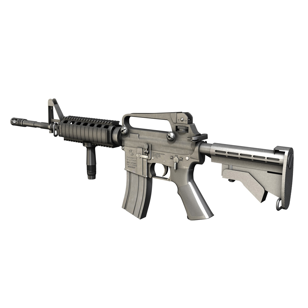 3d m4a1 ris m4 carbine model