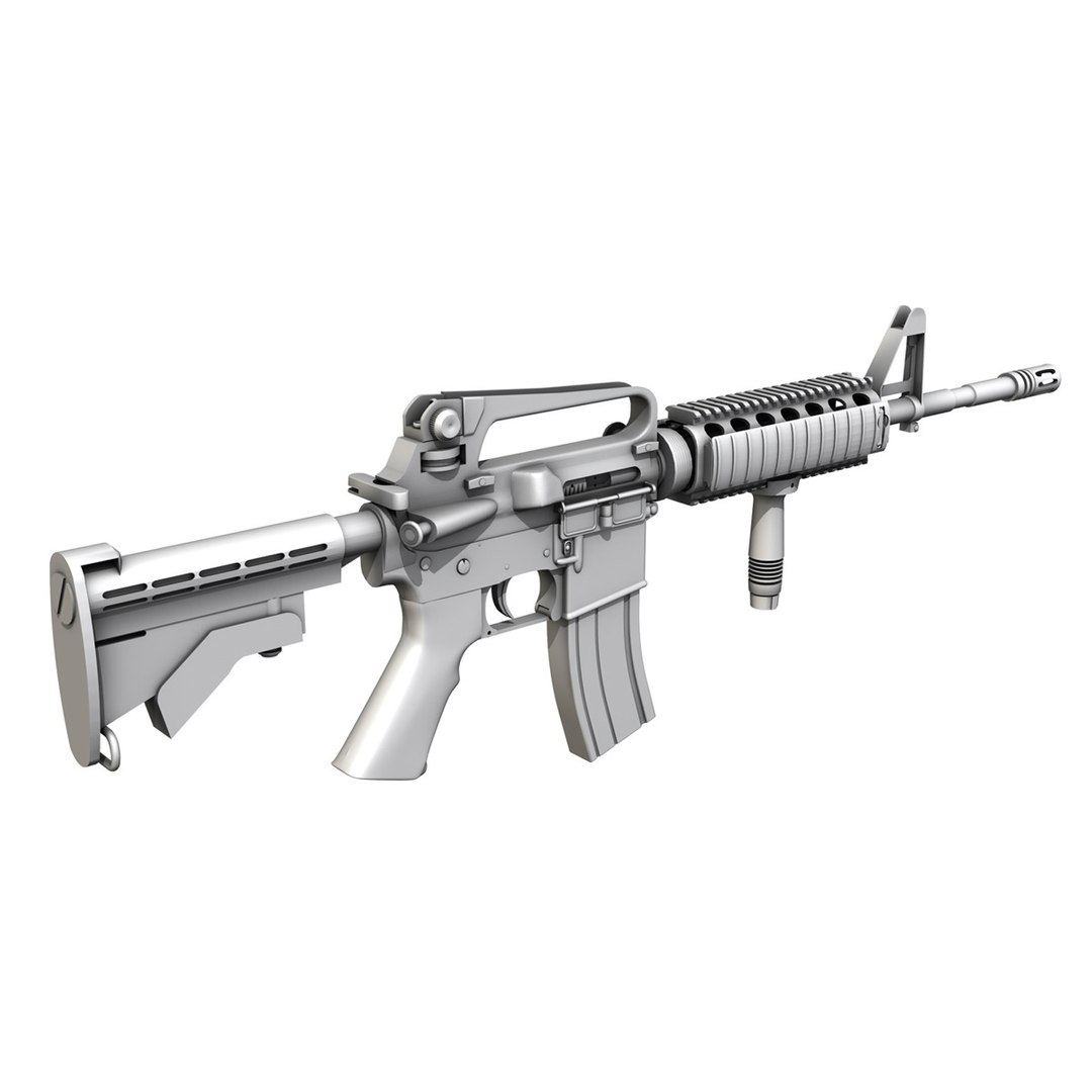 3d M4a1 Ris M4 Carbine Model