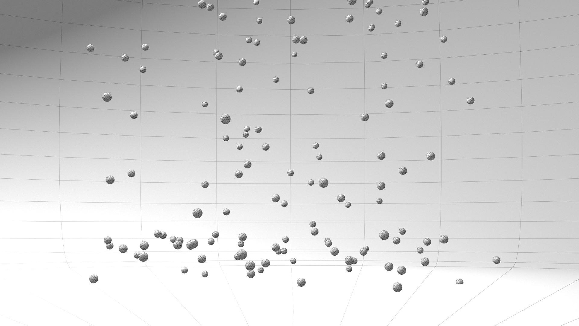 Balls Falling Model - TurboSquid 1501198