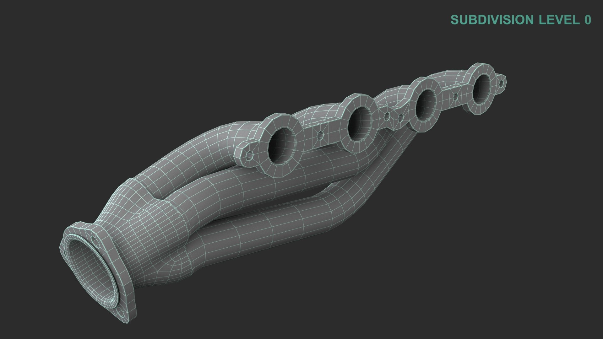 Exhaust Header 3D Model - TurboSquid 1918879