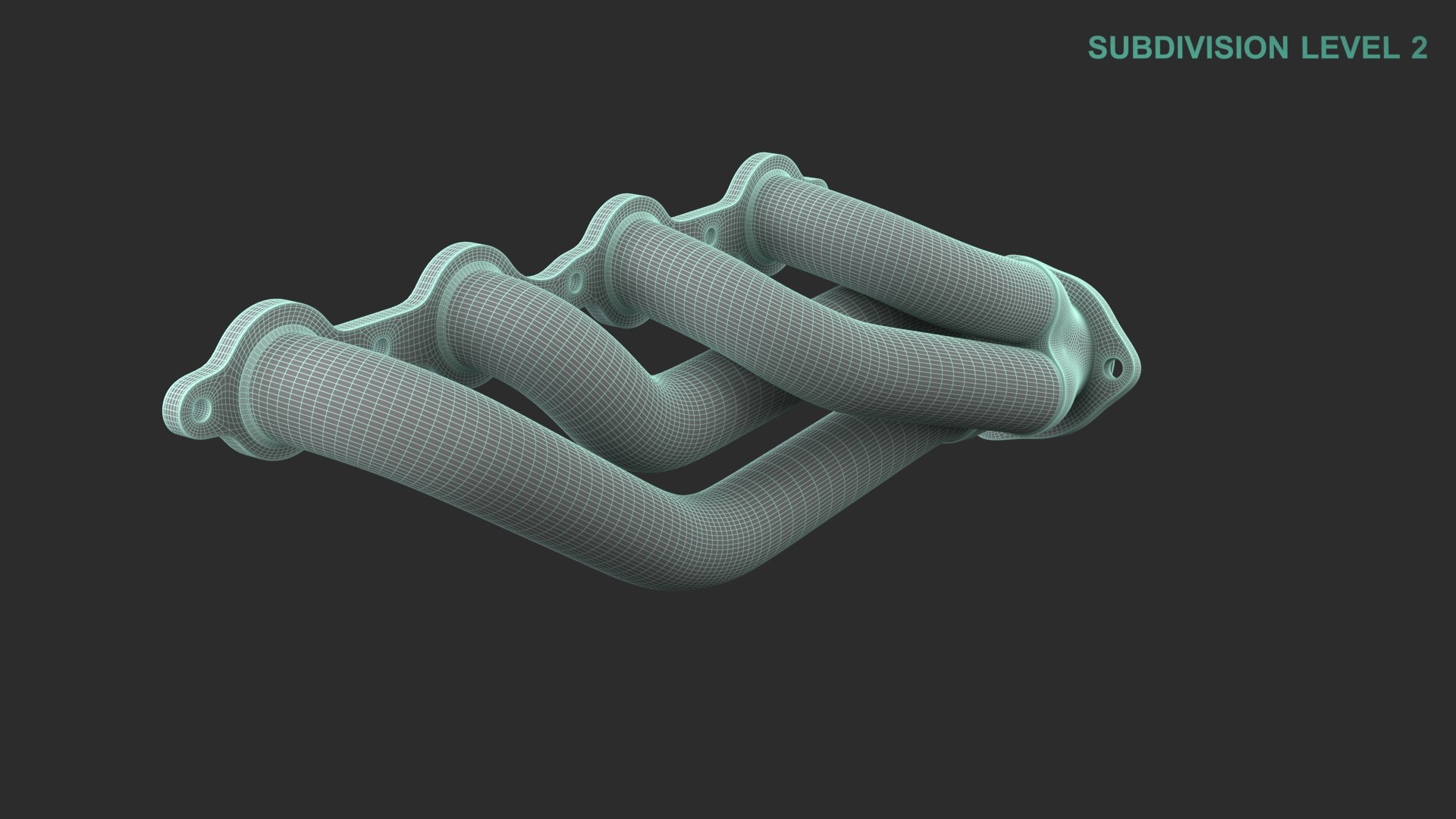 Exhaust Header 3D Model - TurboSquid 1918879