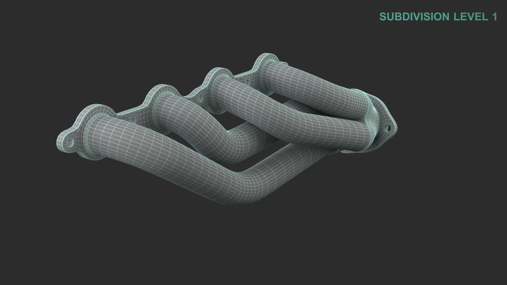 Exhaust Header 3D Model - TurboSquid 1918879