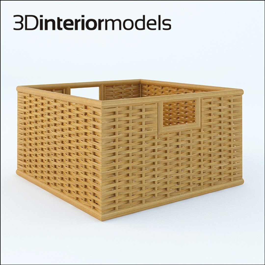 3ds wicker box