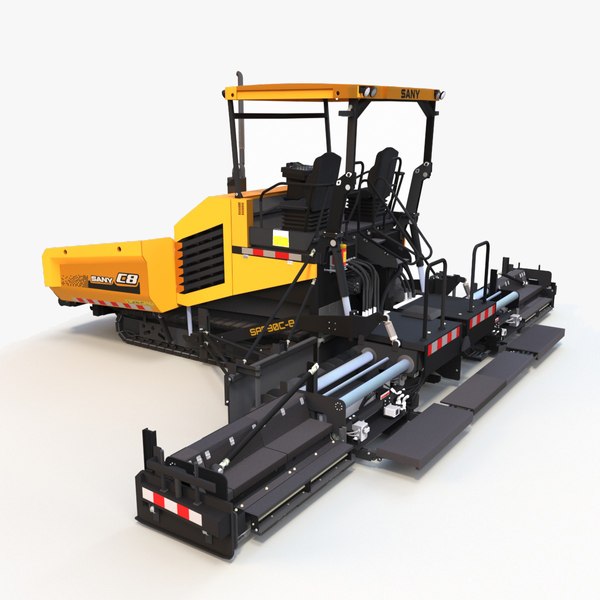 modelo 3d Asphalt Paver - TurboSquid 2004231
