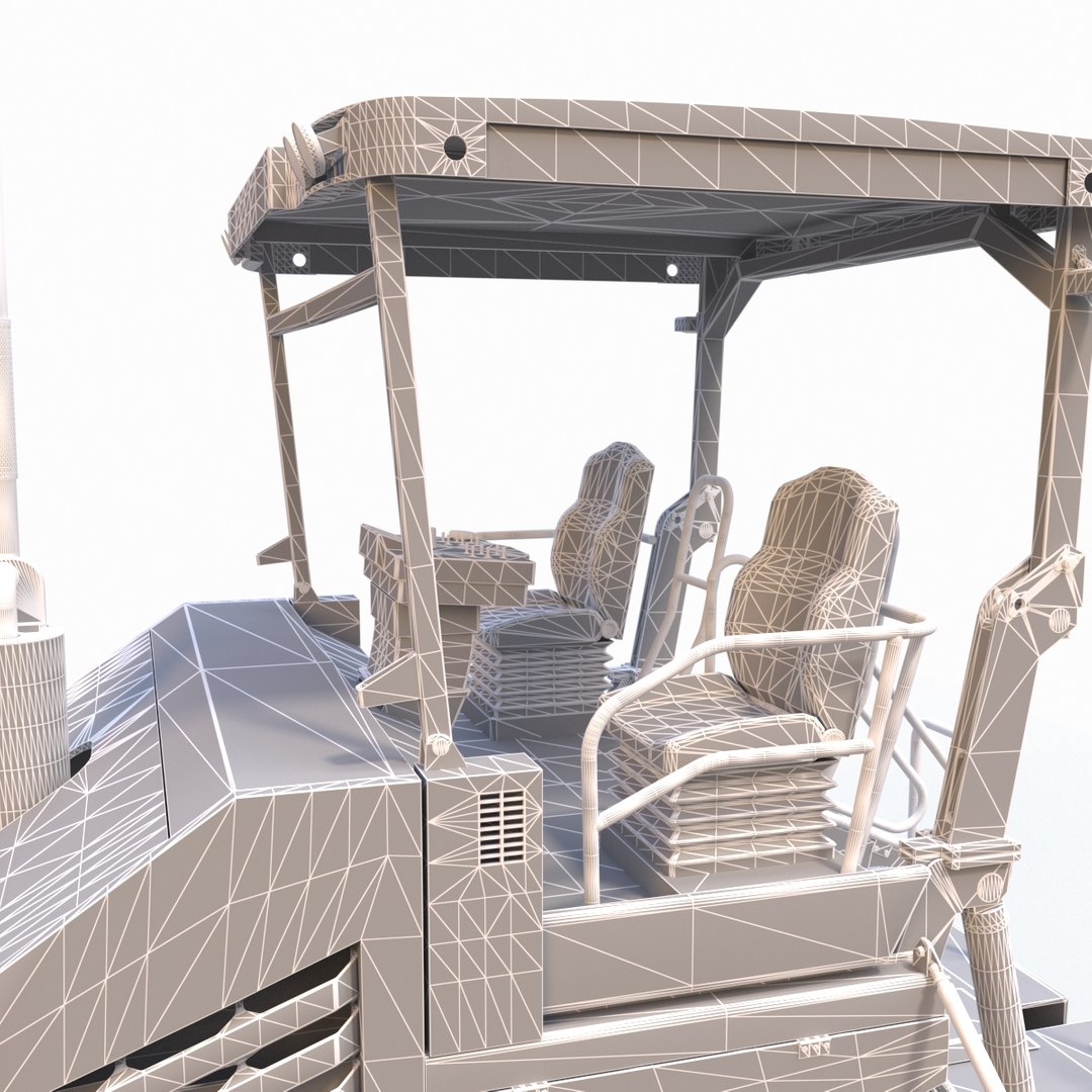 Asphalt Paver 3D Model - TurboSquid 2004231