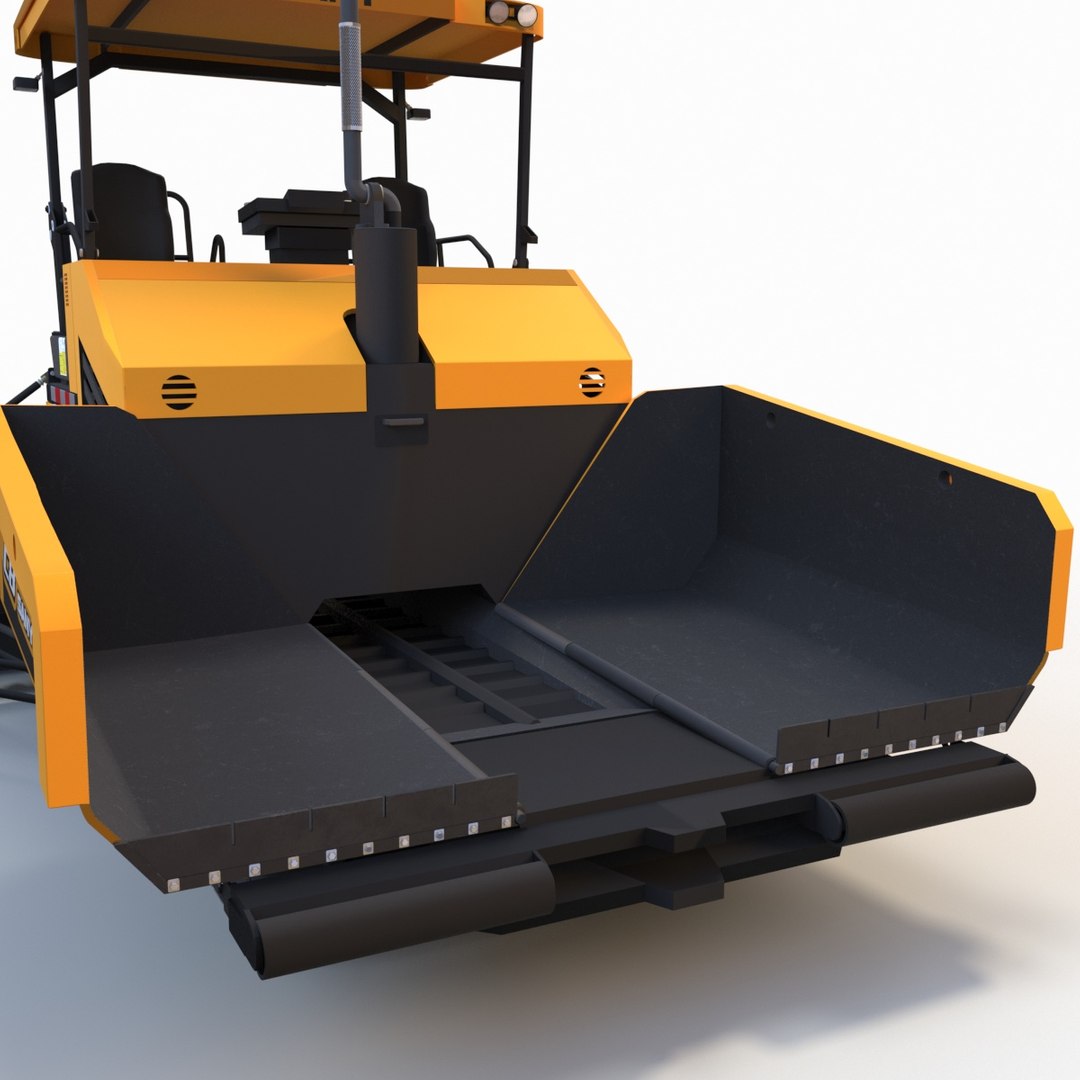 Asphalt Paver 3D Model - TurboSquid 2004231