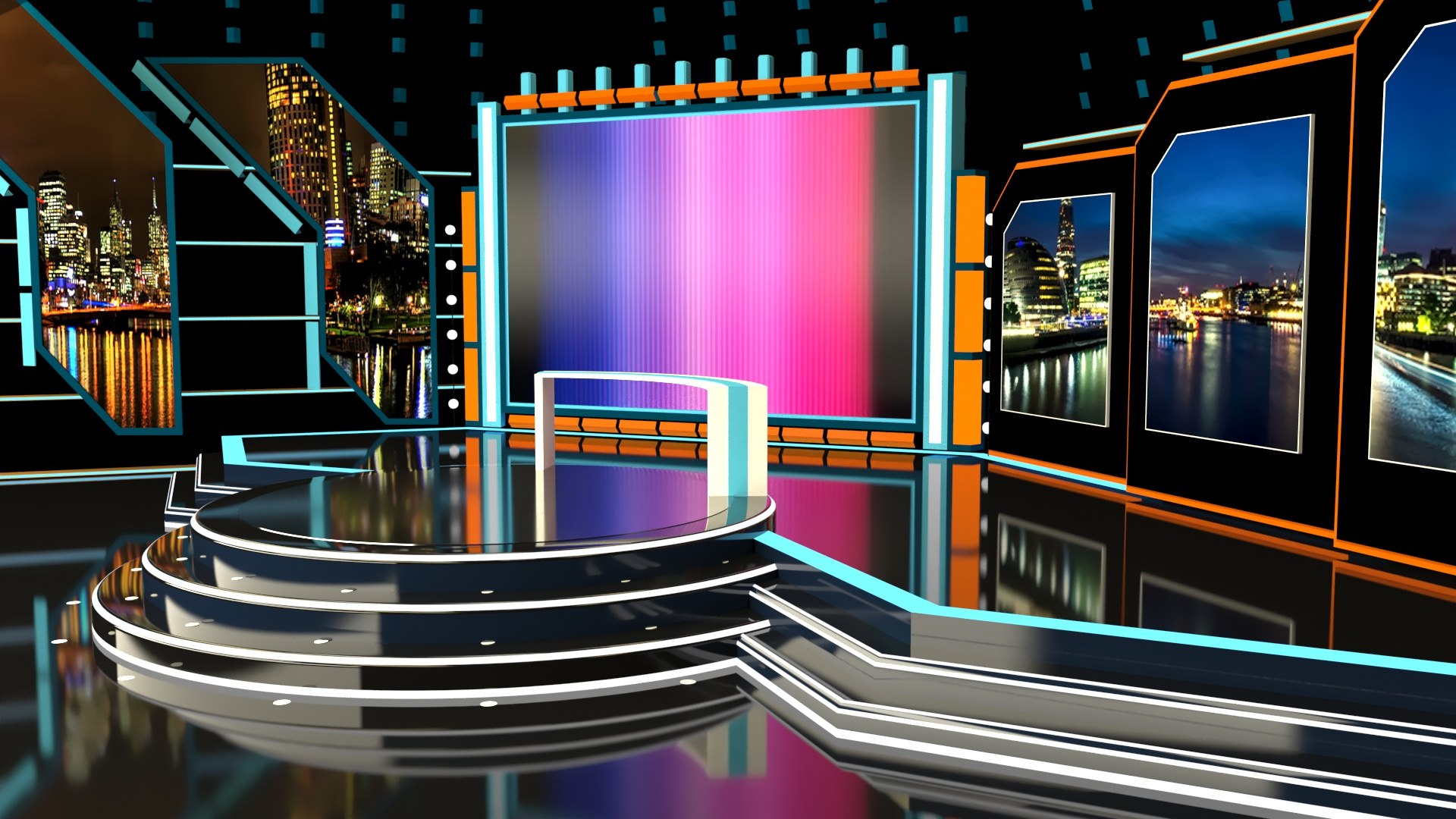 Tv Studio Competition Design Model - TurboSquid 1906489