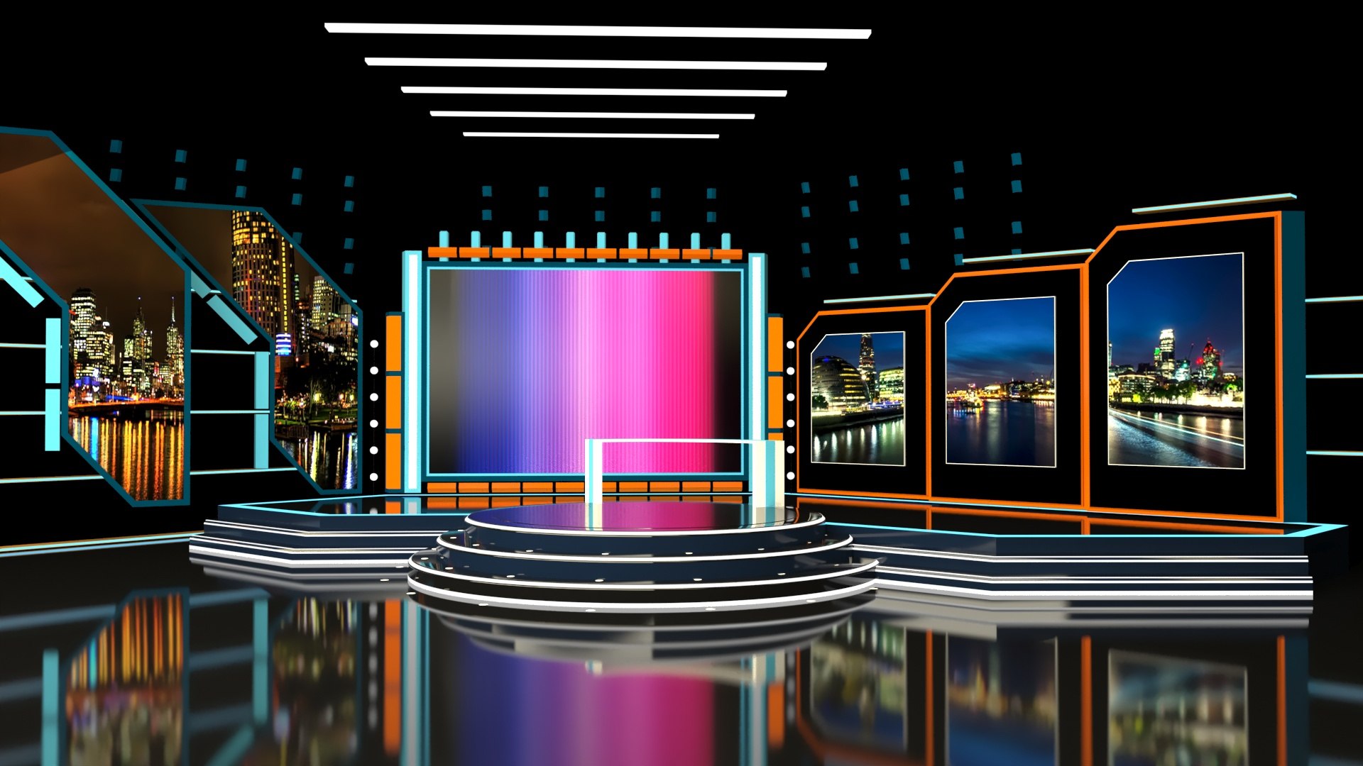 Tv Studio Competition Design Model - TurboSquid 1906489