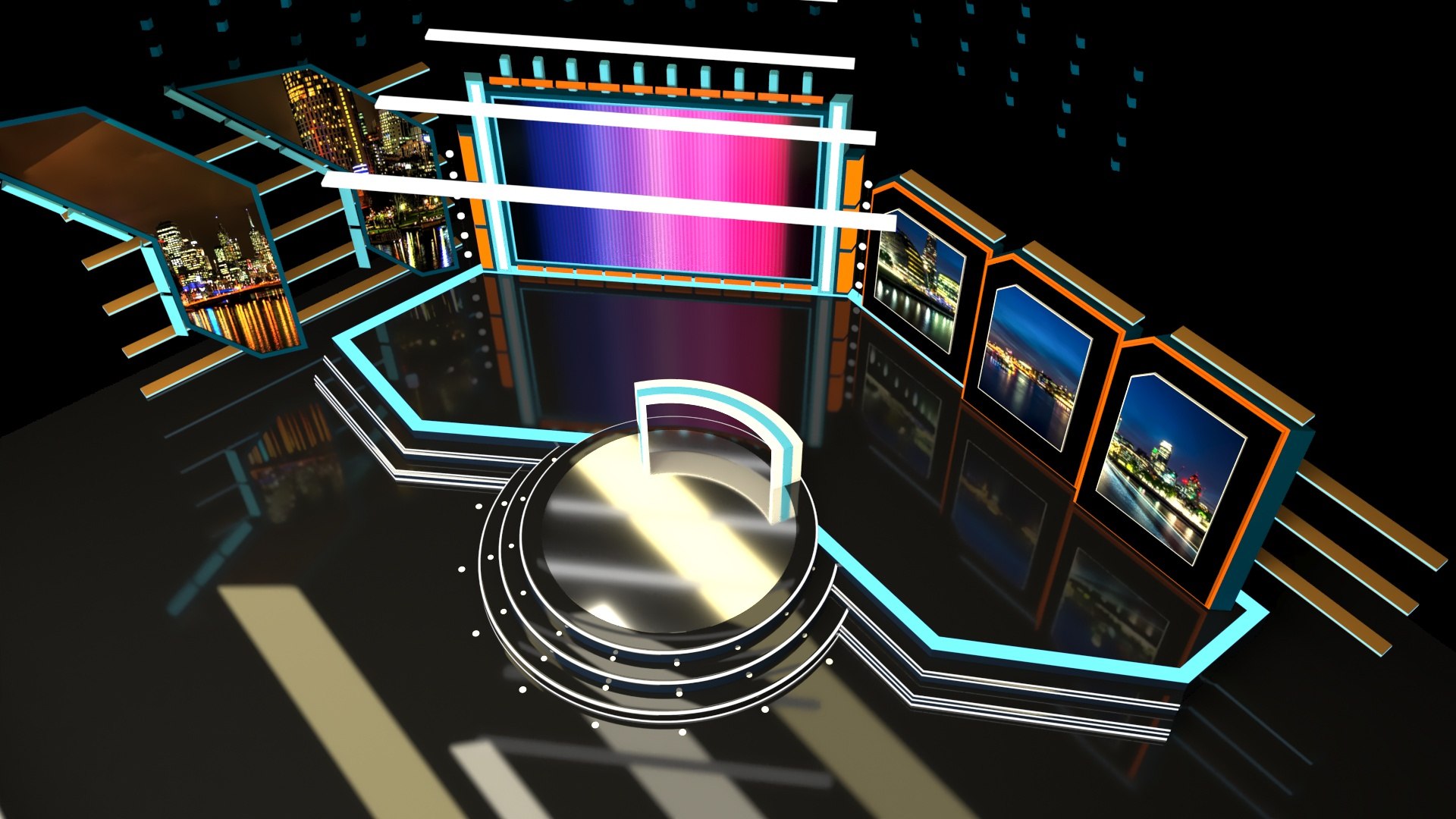 Tv Studio Competition Design Model - TurboSquid 1906489