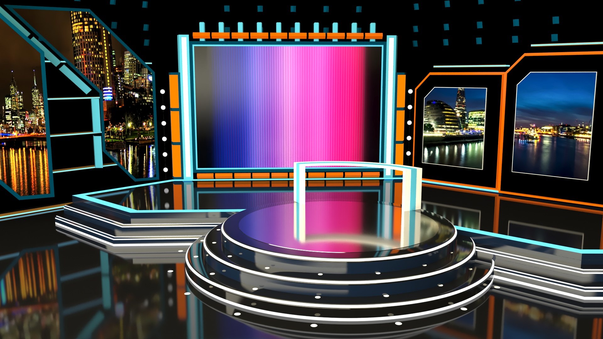 Tv Studio Competition Design Model - TurboSquid 1906489