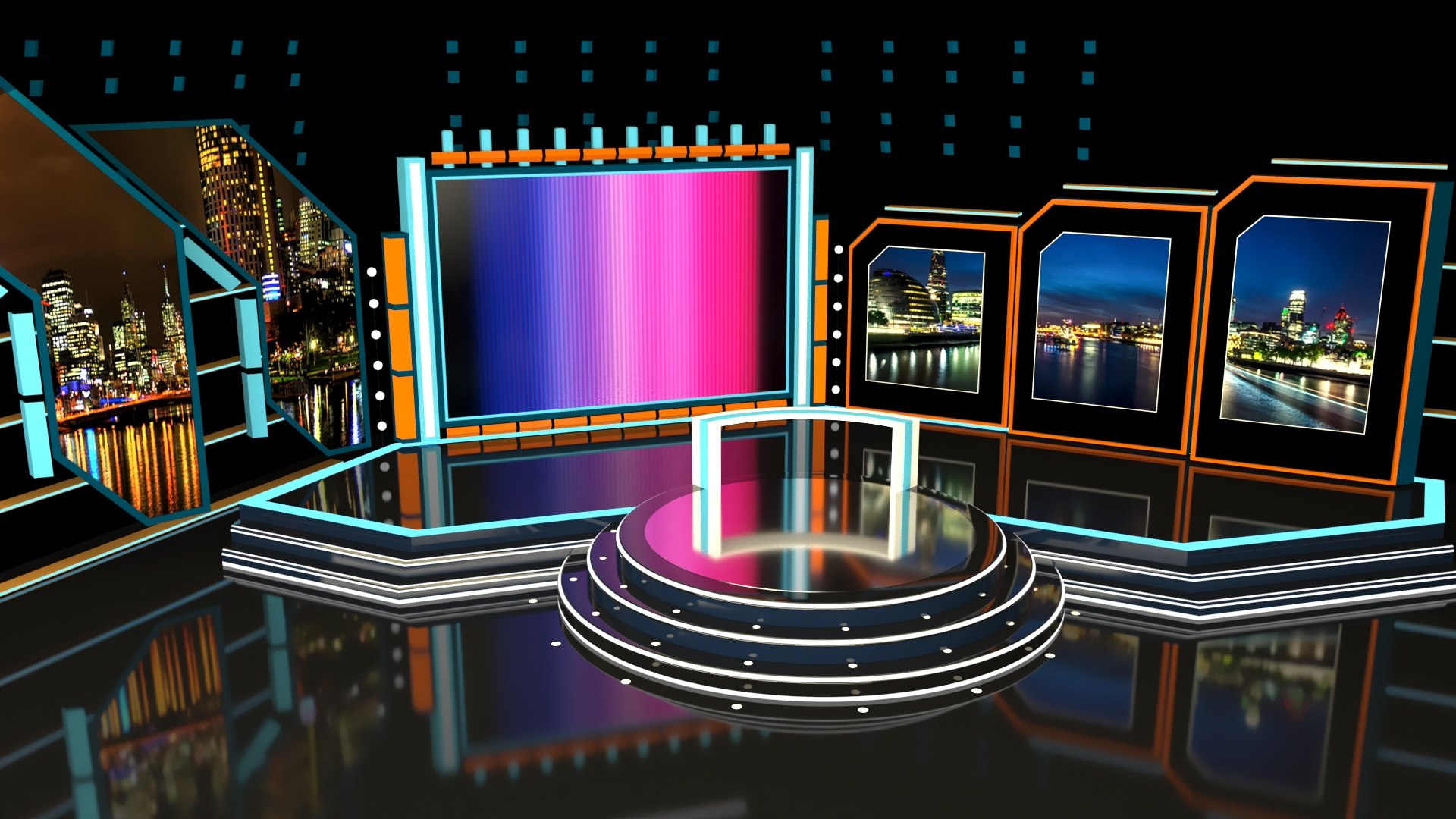 Tv Studio Competition Design Model - TurboSquid 1906489