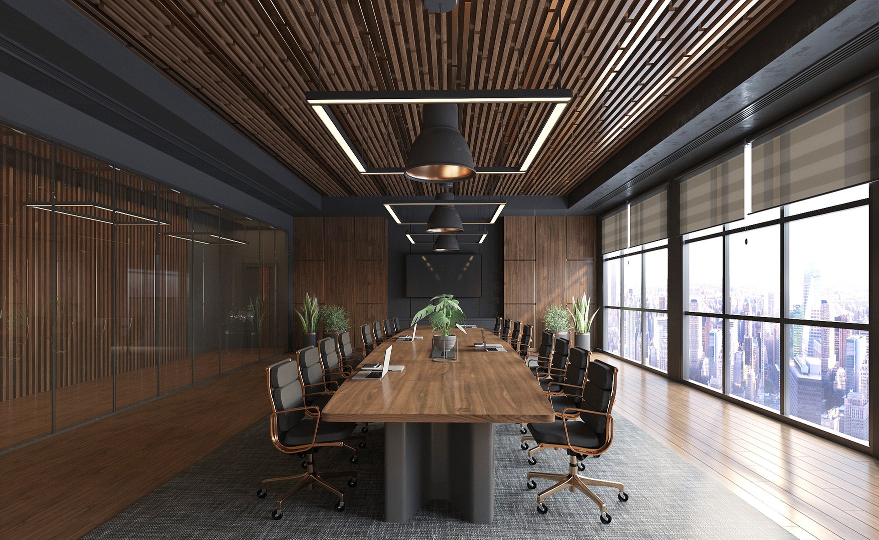 Conference Board Room Interior 3D - TurboSquid 2161880