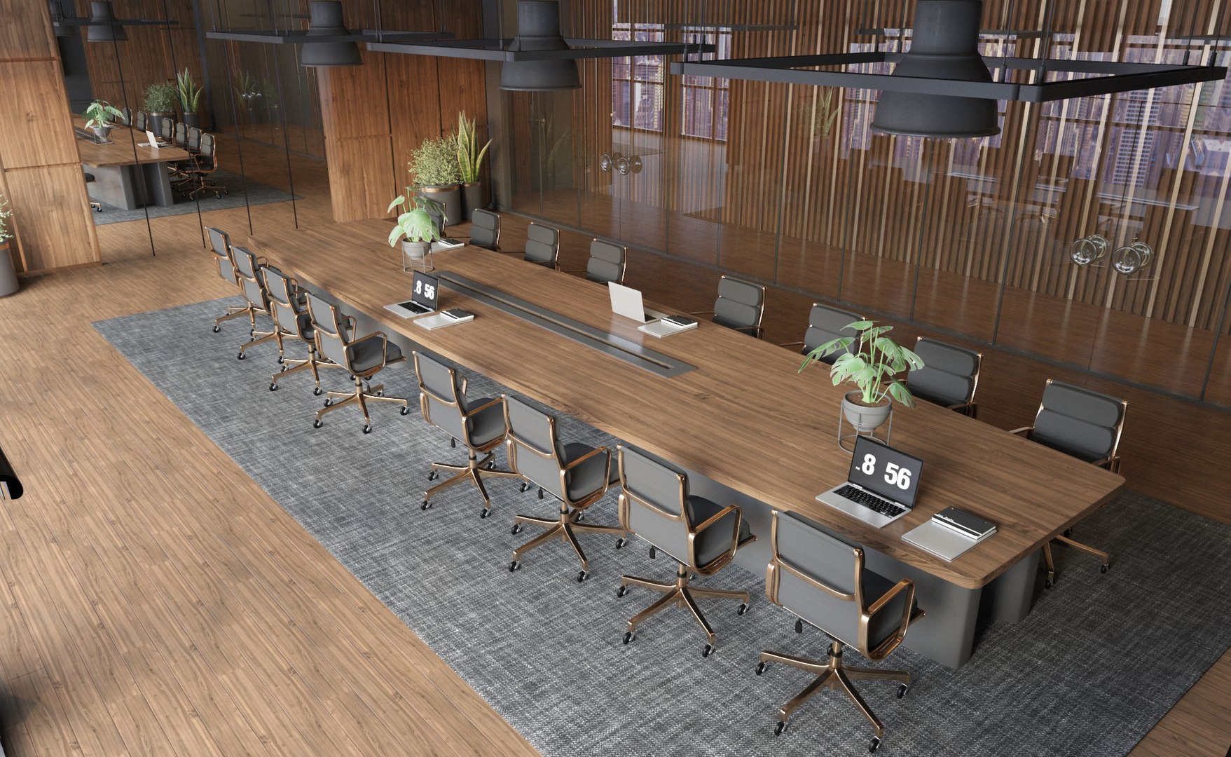 Conference Board Room Interior 3D - TurboSquid 2161880
