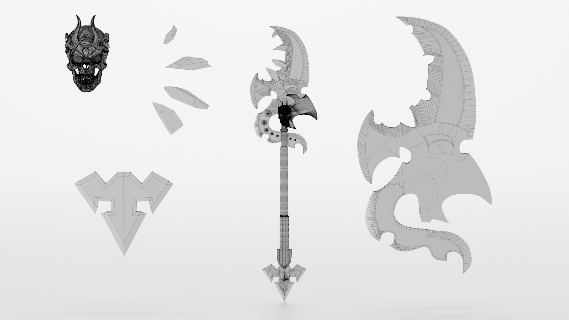 Glaive Model - TurboSquid 1757760