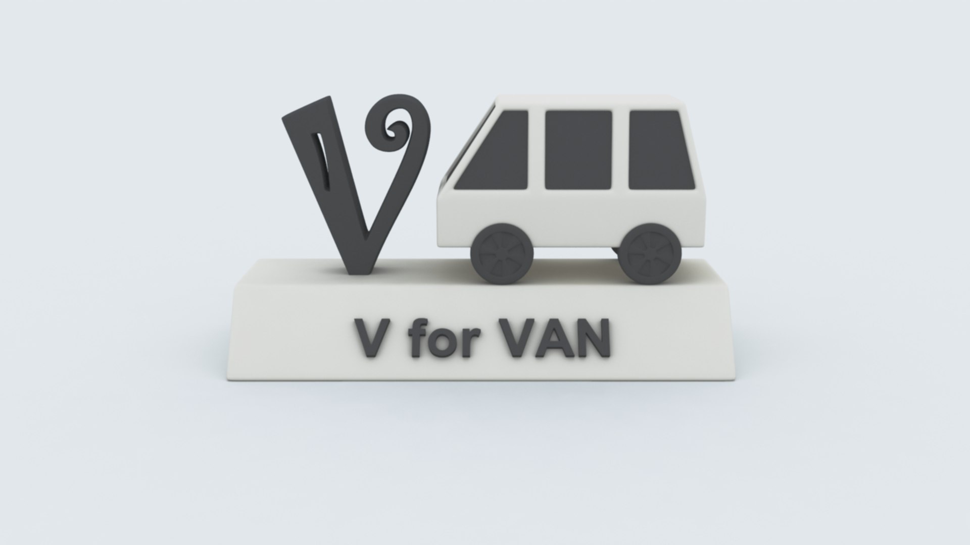 Van Learning Printable 3D Model - TurboSquid 1695889