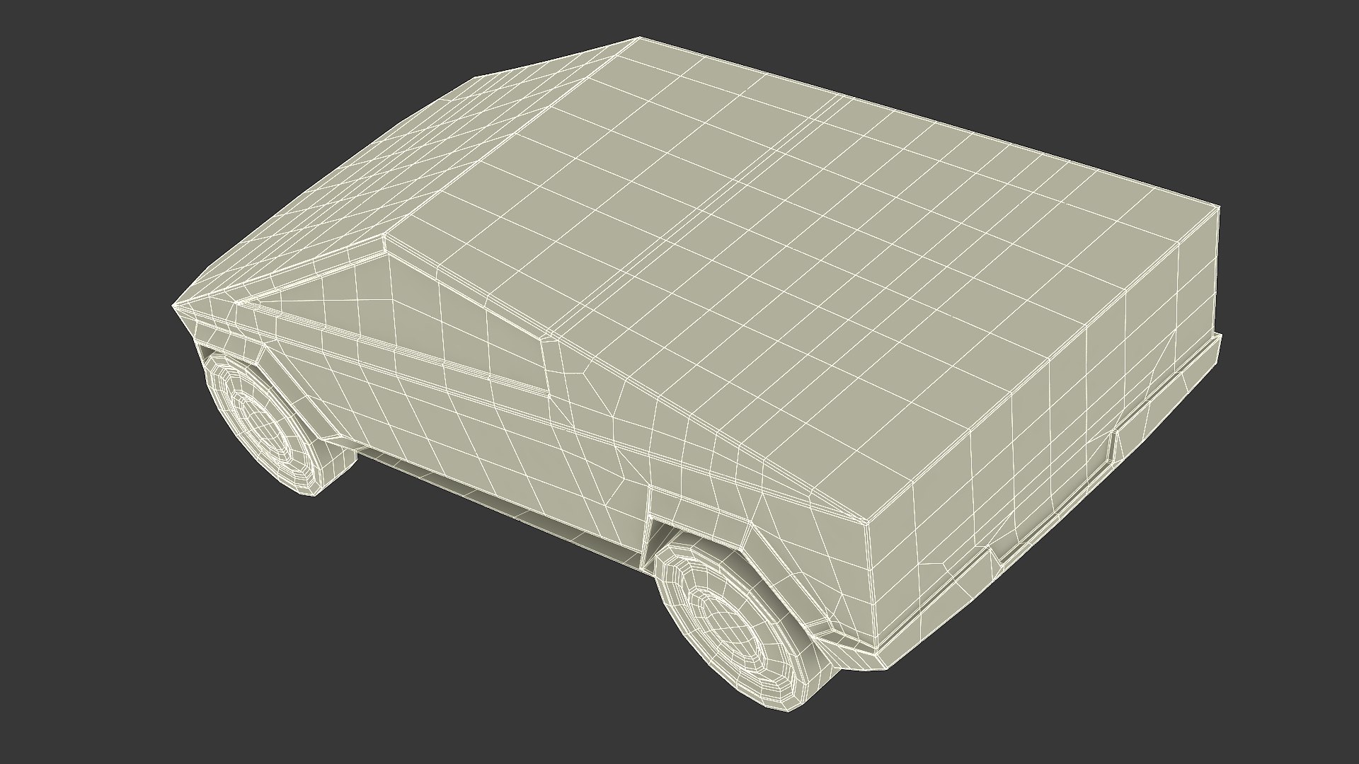 3D Model Cartoon Tesla Cybertruck Rigged - TurboSquid 2350568