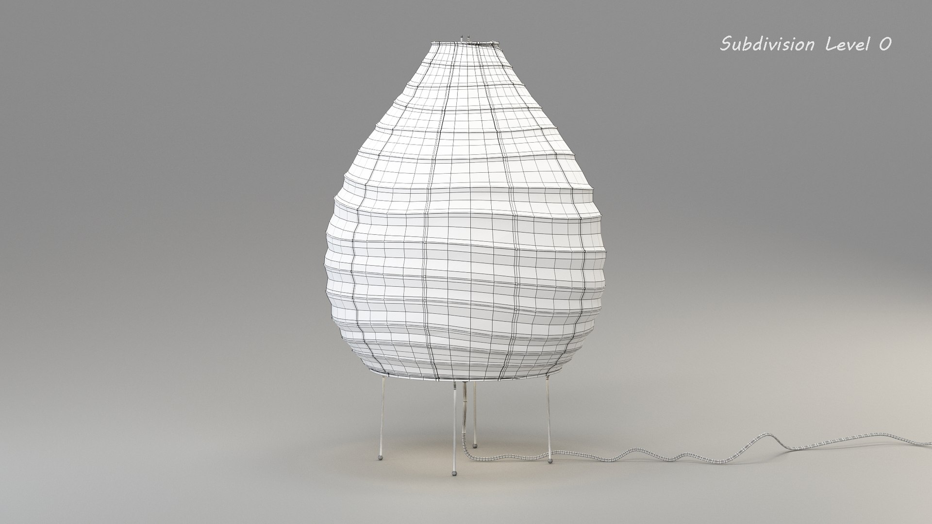Akari 22N Table Lamp By Isamu Noguchi 3D Model - TurboSquid 2334893