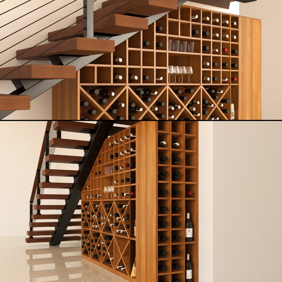 3D Wine Rack Interior Sense - TurboSquid 2013725