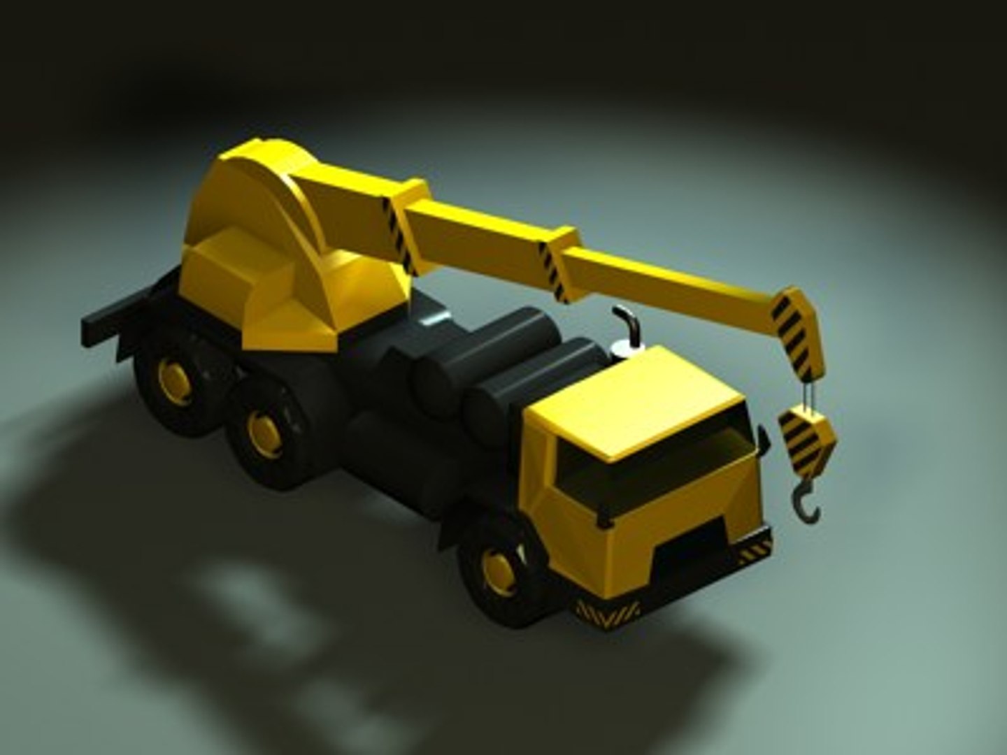 Mobile Construction Crane Dxf