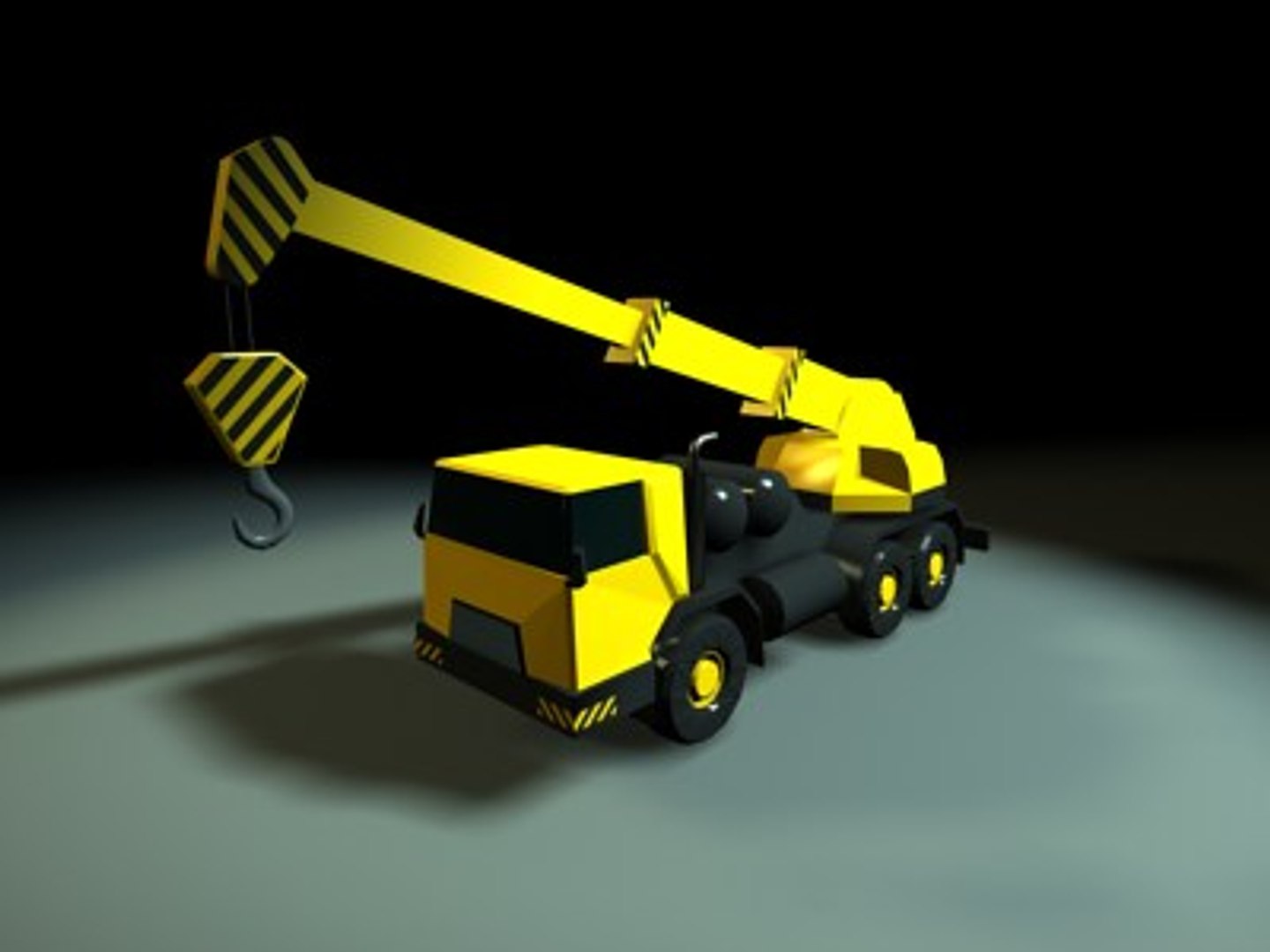Mobile Construction Crane Dxf