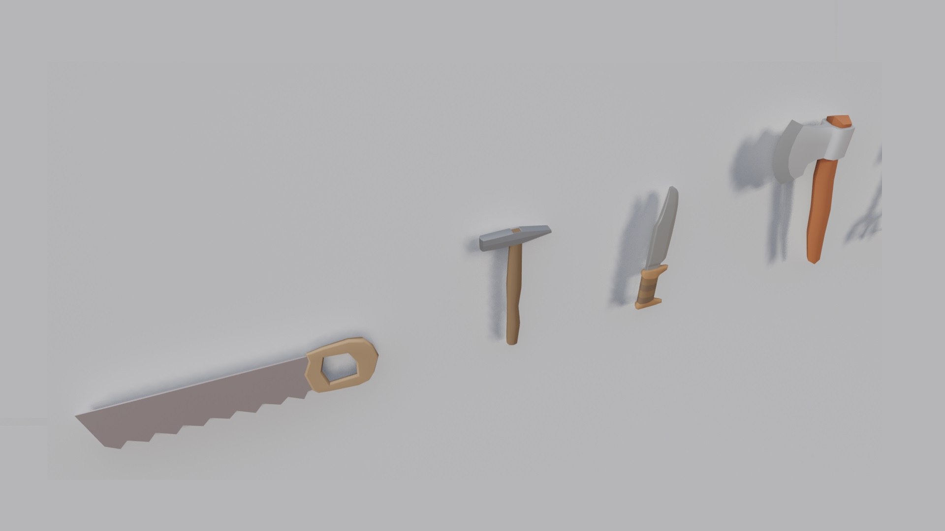 3D Low Poly Tools - TurboSquid 2084130