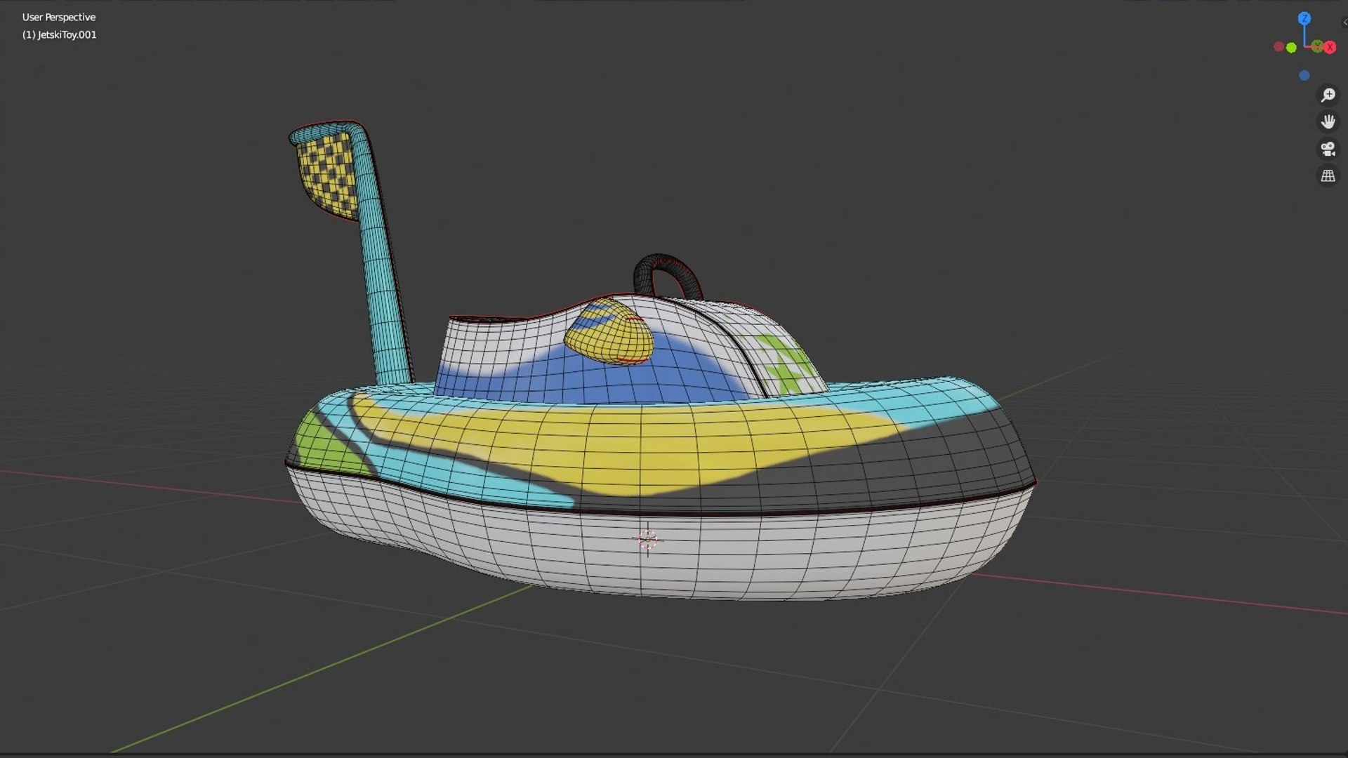 Jet Ski Inflatable Toy 3D Model - TurboSquid 1612396